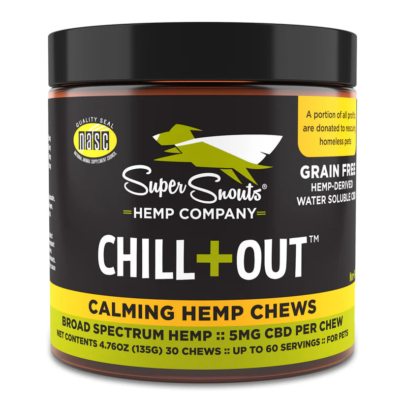 Super Snouts Chill+Out CBD Calming Chews – Dog Day Afternoon